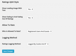 Adding a post rating system in WordPress with WP-PostRatings
