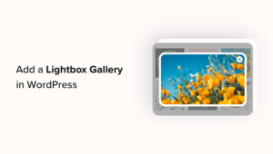 How to Add a Gallery in WordPress with a Lightbox Effect
