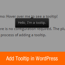 How to Add Tooltip in Your WordPress Posts and Pages