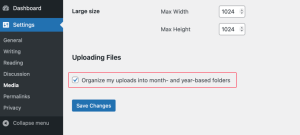 How to Configure Media Settings in WordPress