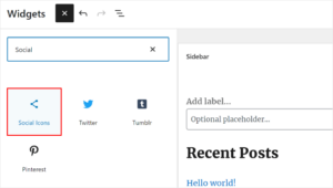 How to Add Social Media Icons in Your WordPress Sidebar