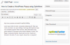 How to Add Thumbnails for YouTube Videos in WordPress