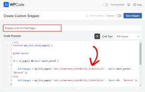 How to Display a List of Child Pages For a Parent Page in WordPress