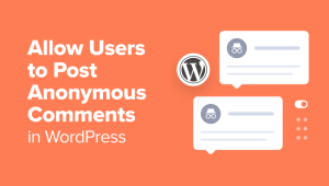 How to Allow Users to Post Anonymous Comments in WordPress