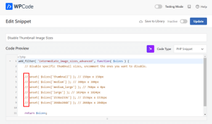How to Prevent WordPress from Generating Image Sizes