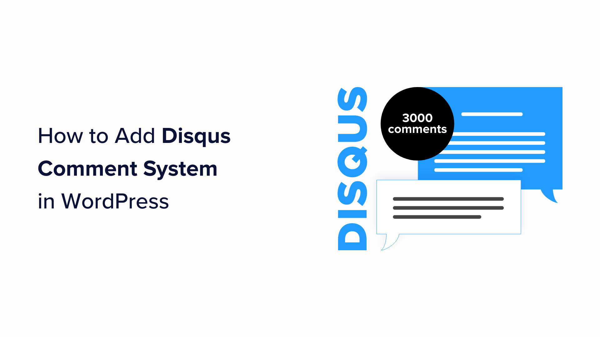 How to Add Disqus Comment System in WordPress (Easy Method)