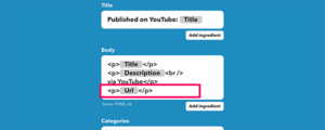 How to Automatically Create WordPress Post from YouTube Video