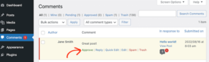 How to Notify Users When Their Comment is Approved in WordPress