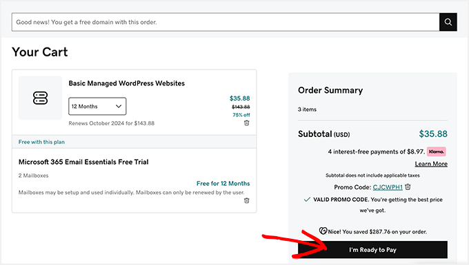 GoDaddy Coupon Code - 75% OFF + FREE Domain (Verified 2024)