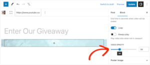 How to Add YouTube Video as Fullscreen Background in WordPress