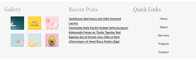 How to Display WordPress Widgets in Columns