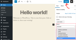 How to Archive Posts Without Deleting Them in WordPress