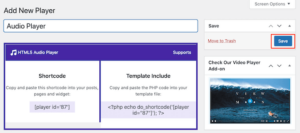 How to Add an Audio Music Player Widget in WordPress