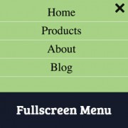 How to Add a Fullscreen Responsive Menu in WordPress