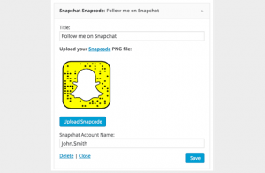 How to Easily Add Snapchat Snapcode in WordPress