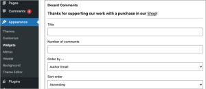 How to Show Recent Comments in WordPress Sidebar