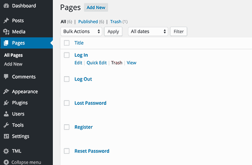 How to Add Front-End Login Page and Widgets in WordPress