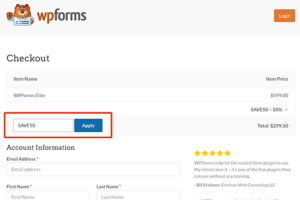 WPForms Coupon Code - Save 50% Off (Special)