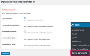 How to Easily Bulk Delete All WordPress Comments (3 Ways)