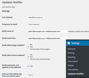 How to Setup Email Notifications for WordPress Updates