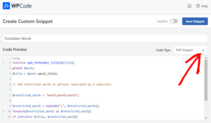 How to Create a List of Forbidden Words for WordPress Titles