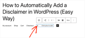 How to Add WordPress Navigation Menu in Posts / Pages
