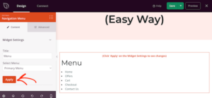 How to Add WordPress Navigation Menu in Posts / Pages