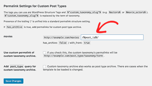 How to Change Custom Post Type Permalinks in WordPress