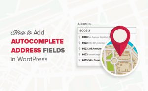 How to Add Autocomplete for Address Fields in WordPress