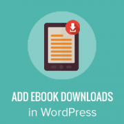 How to Add Ebook Downloads in WordPress