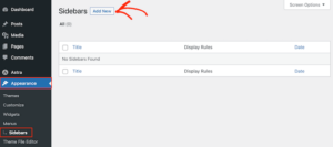 How to Display Different Sidebar for Each Post and Page in WordPress