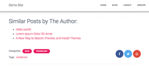 How to Display Related Posts by Same Author in WordPress