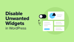 How to Disable Unwanted Widgets in WordPress Admin (2 Ways)