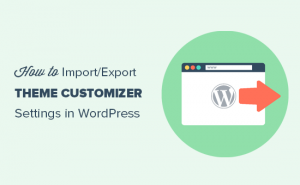 How to Import / Export WordPress Theme Customizer Settings