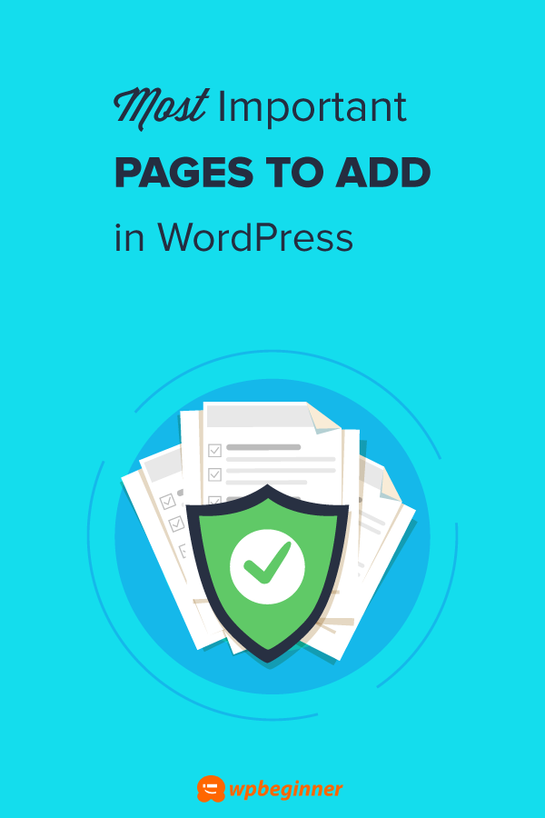 11 Important Pages that Every WordPress Blog Should Have (2022)