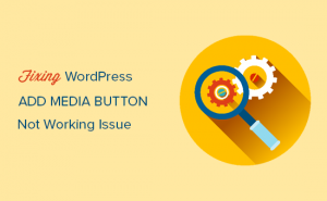 How to Fix Add Media Button Not Working Issue in WordPress