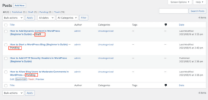 How to Add Custom Post Status for Blog Posts in WordPress