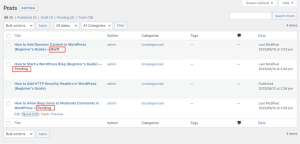 How to Add Custom Post Status for Blog Posts in WordPress