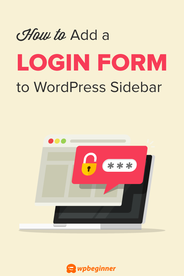 How to Add a Login Form in Your WordPress Sidebar