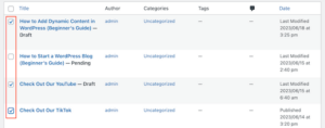 How to Bulk Delete WordPress Posts (2 Easy Solutions)