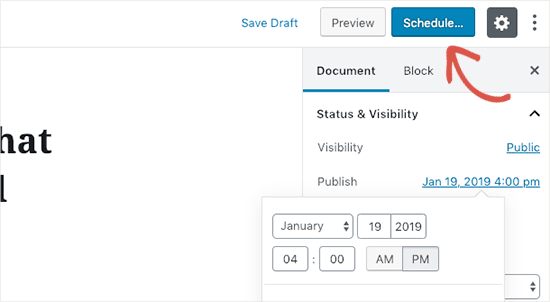 How to Schedule Your Posts in WordPress (Step by Step)