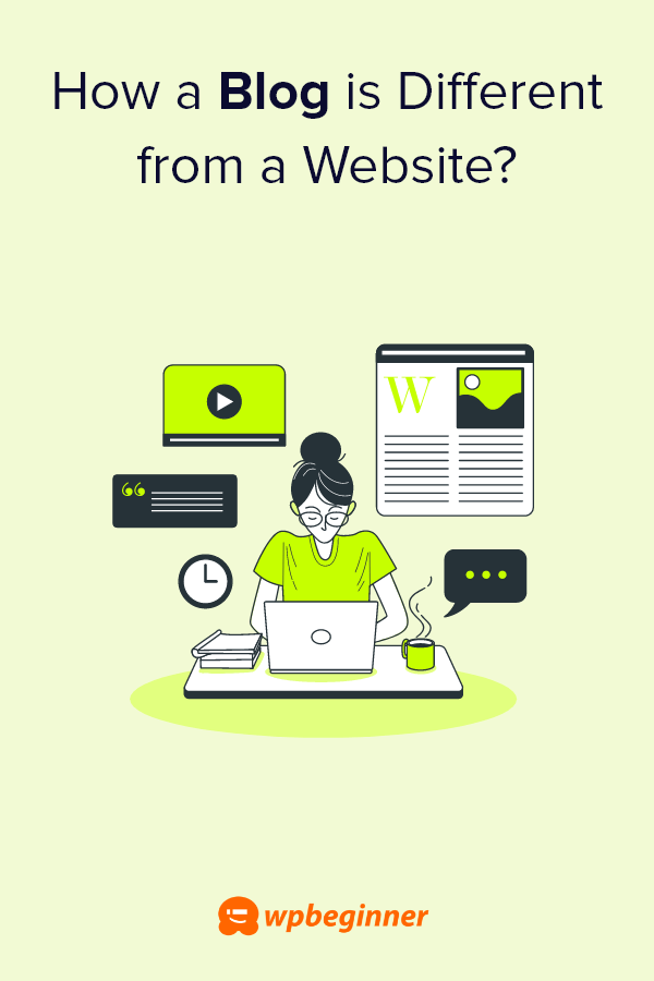 What is a Blog and How is it Different from a Website? (Explained)
