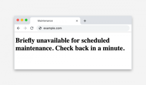 How to Fix Briefly Unavailable for Scheduled Maintenance Error
