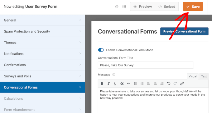 How to Create Conversational Forms in WordPress (Typeform Alternative)