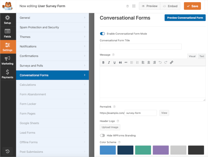 How to Create Conversational Forms in WordPress (Typeform Alternative)