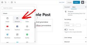 How to Embed PDF, Spreadsheet, and Others in WordPress Blog Posts