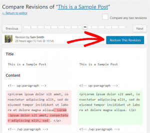 WordPress Post Revisions Made Simple: A Step by Step Guide