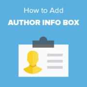 How to Add an Author Info Box in WordPress Posts