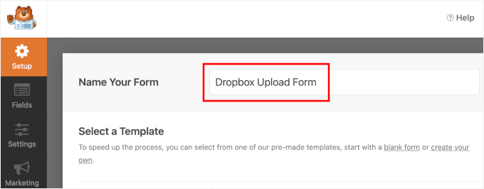 How to Create a Dropbox Upload Form in WordPress