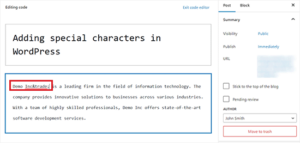 How to Add Special Characters in WordPress Posts